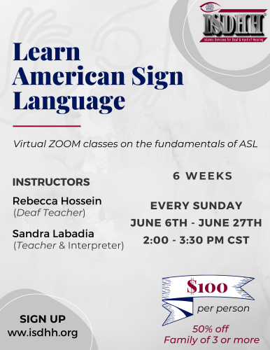 ASL Classes - Welcome to ISDHH